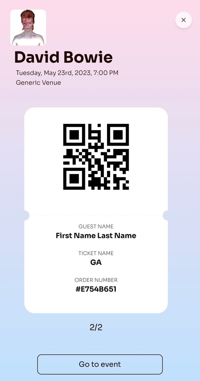 VenuePilot Mobile Tickets Powered by Handstamp